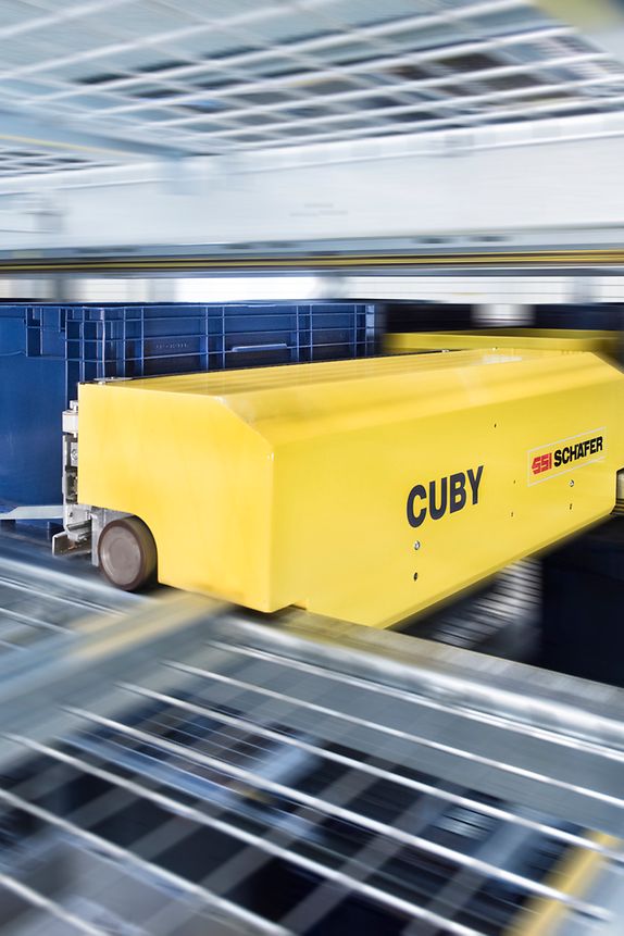 One-level shuttle system Cuby | SSI SCHAEFER