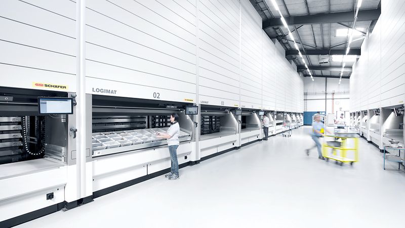 Control directo de SSI LOGIMAT® con SAP | SSI Schaefer