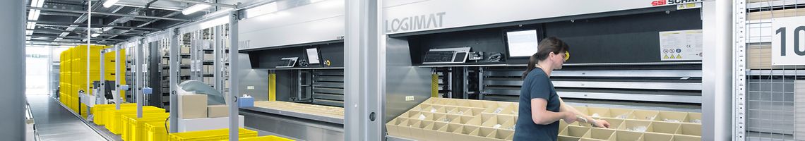 Vertical Lift Module LOGIMAT, Pallet Racking, mezzanine, conveyor ...