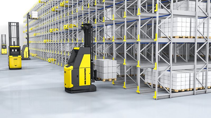 Channel Storage System & Automated Guided Vehicles (AGVs) | SSI SCHAEFER