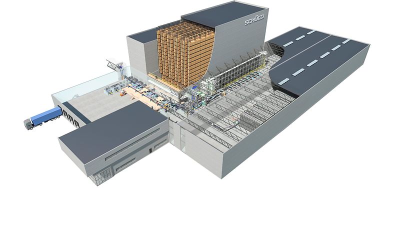 Schüco: Automated intralogistics operations | SSI SCHÄFER