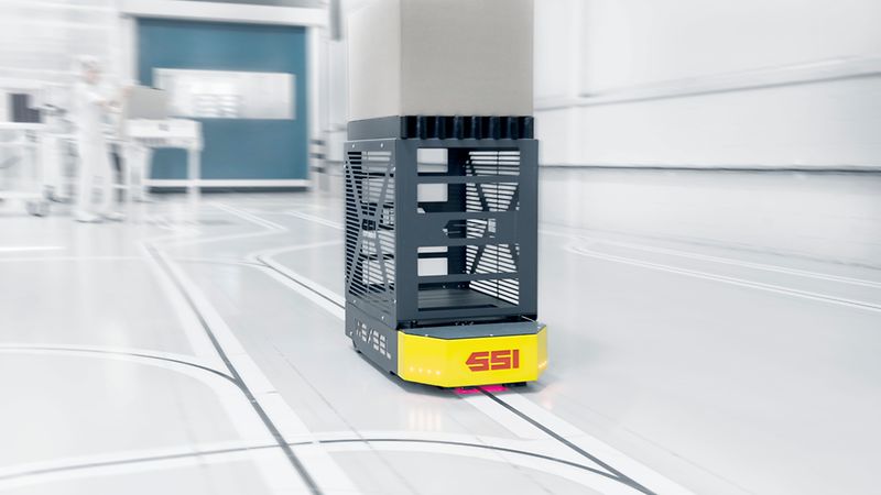 Automated guided vehicles for Small Load Carriers from SSI SCHAEFER ...