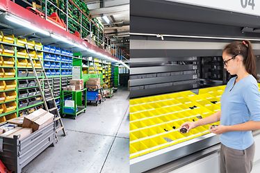 Vertical Lift Module (VLM) SSI LOGIMAT® | SSI SCHAEFER