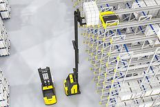 SSI Orbiter® in Combination with AGVs | SSI SCHAEFER