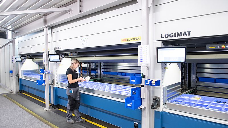 A Scalable Vertical Lift Module System Solution for WFL | SSI SCHAEFER