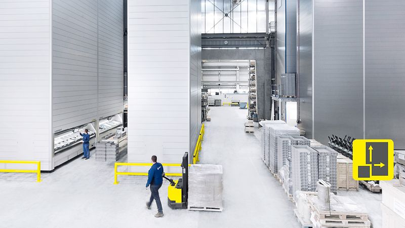 SSI LOGIMAT®: Módulo de Elevación Vertical | SSI SCHAEFER