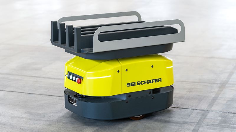 AMY Mobile transport robot for small loads | SSI SCHAEFER