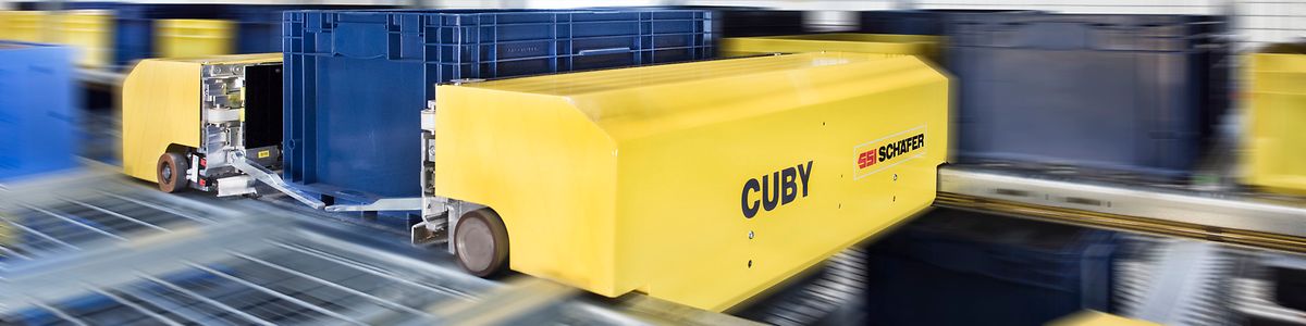 One-level shuttle system Cuby | SSI SCHAEFER